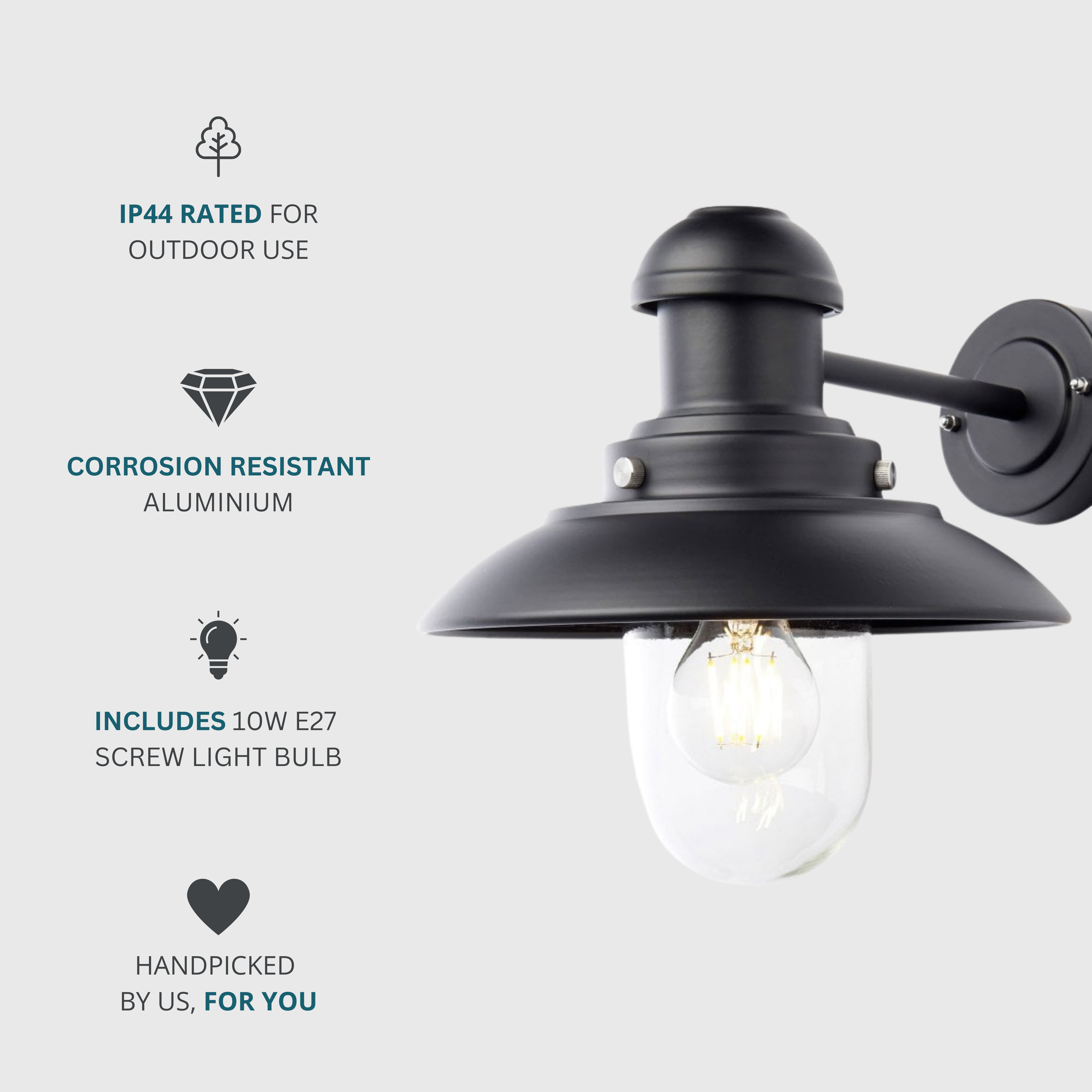 Traditional Outdoor Wall Lights Vogue Klien Outdoor Wall Light Steel