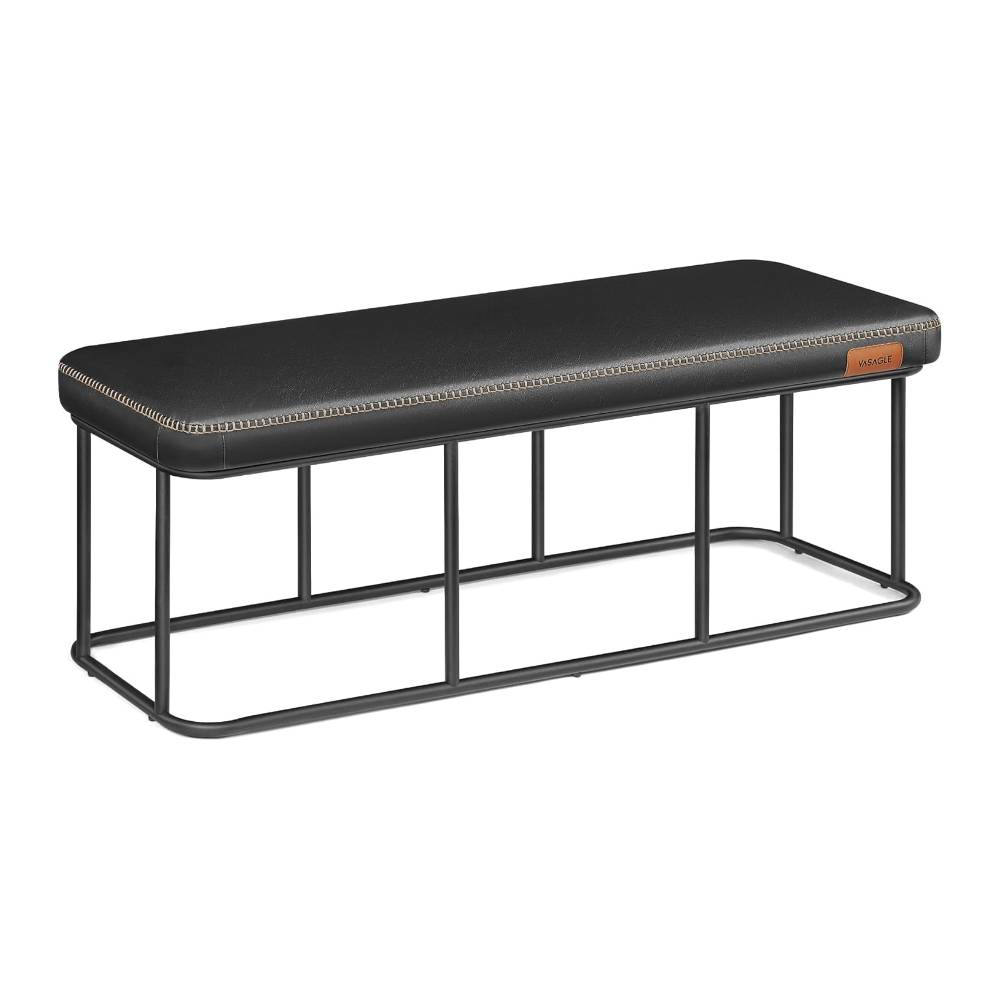 Leather hallway bench store