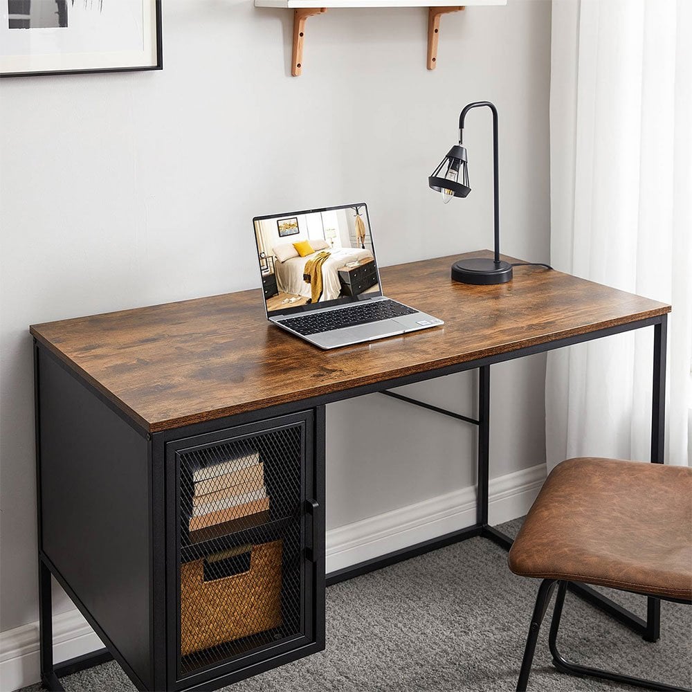 Industrial Home Office Desk with Storage – The Urban Mill