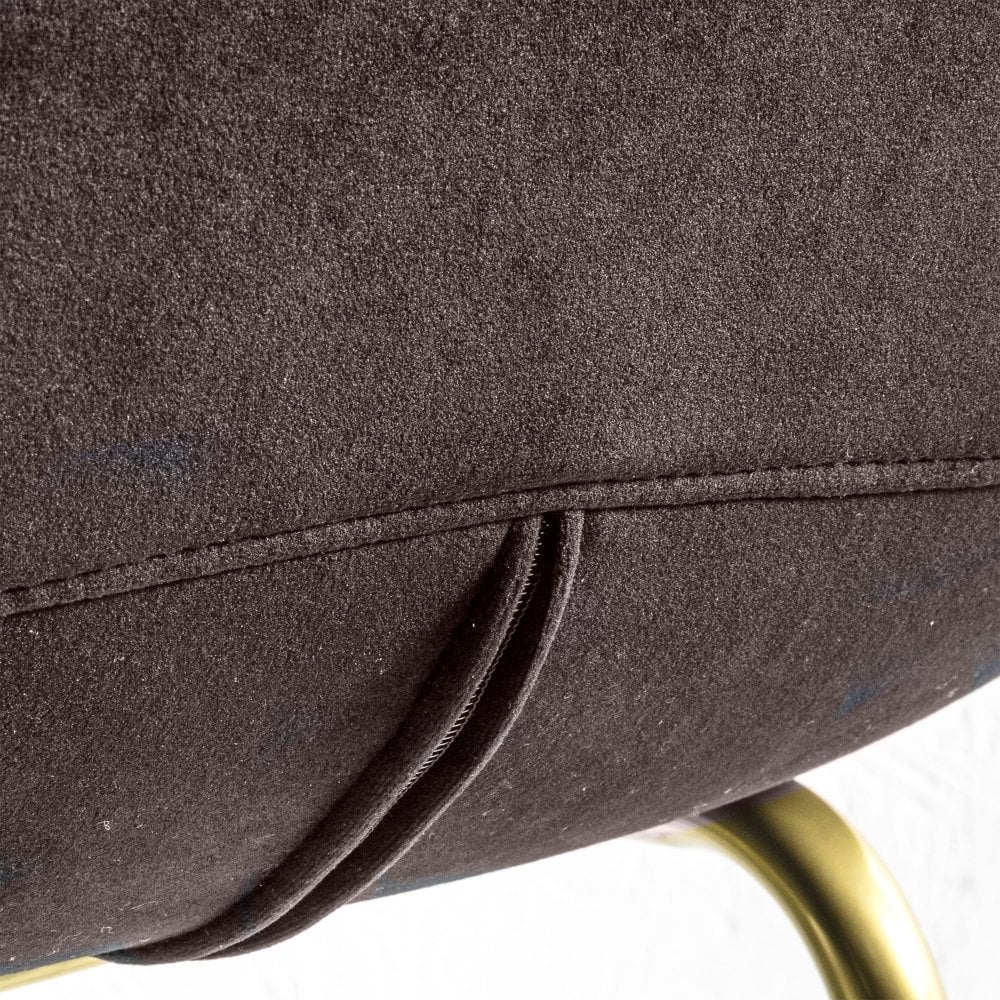 Pair of Contemporary Chocolate Velvet Bar Stools – The Urban Mill