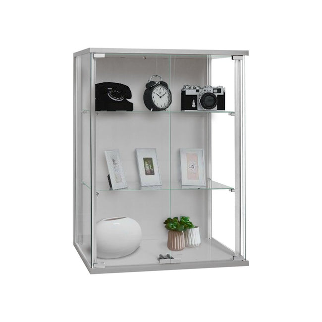 Stahldas™ Vue Silver Wall Mounted Display Cabinet - 600mm – The Urban Mill