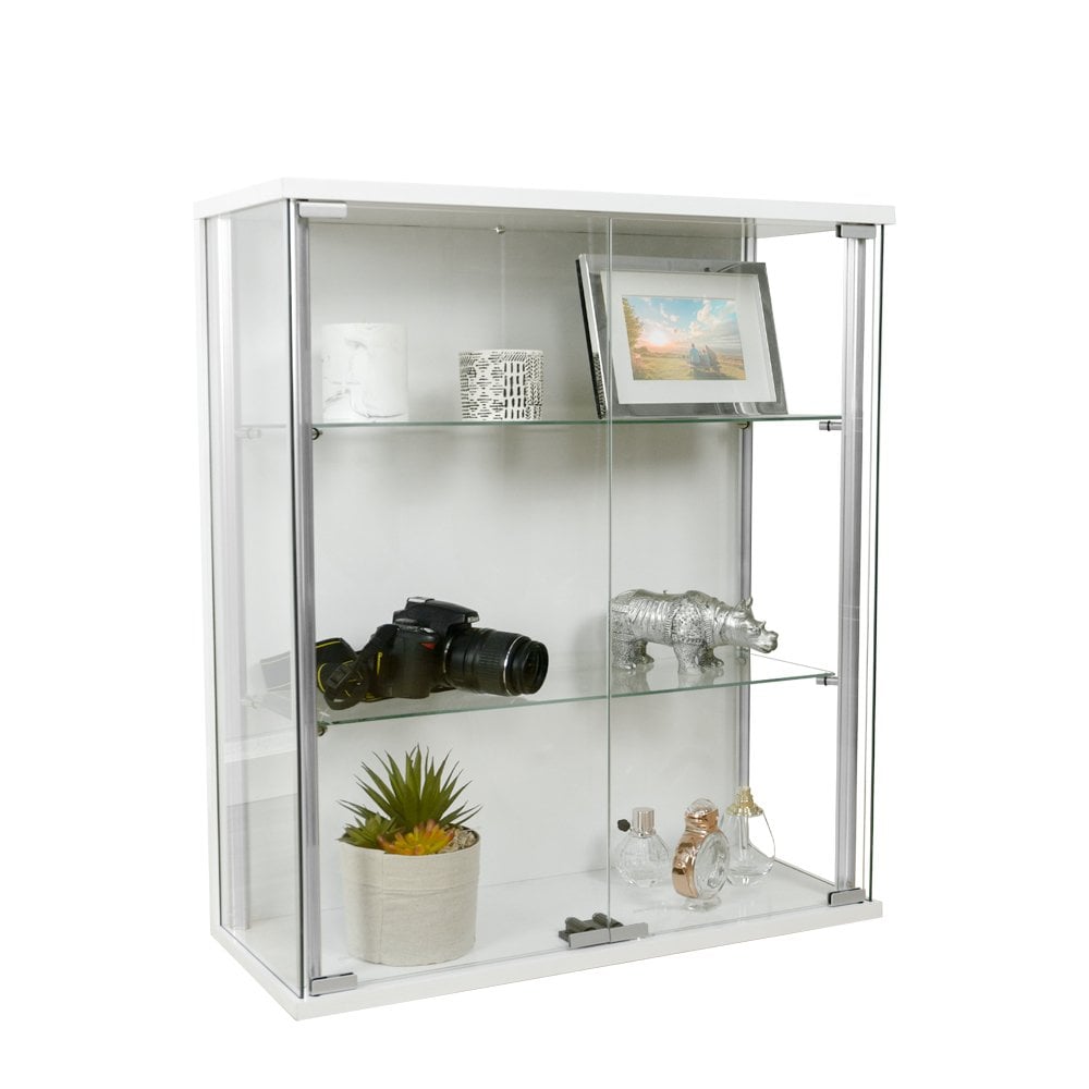 Stahldas™ Vue White Wall Mounted Display Cabinet - 600mm – The Urban Mill